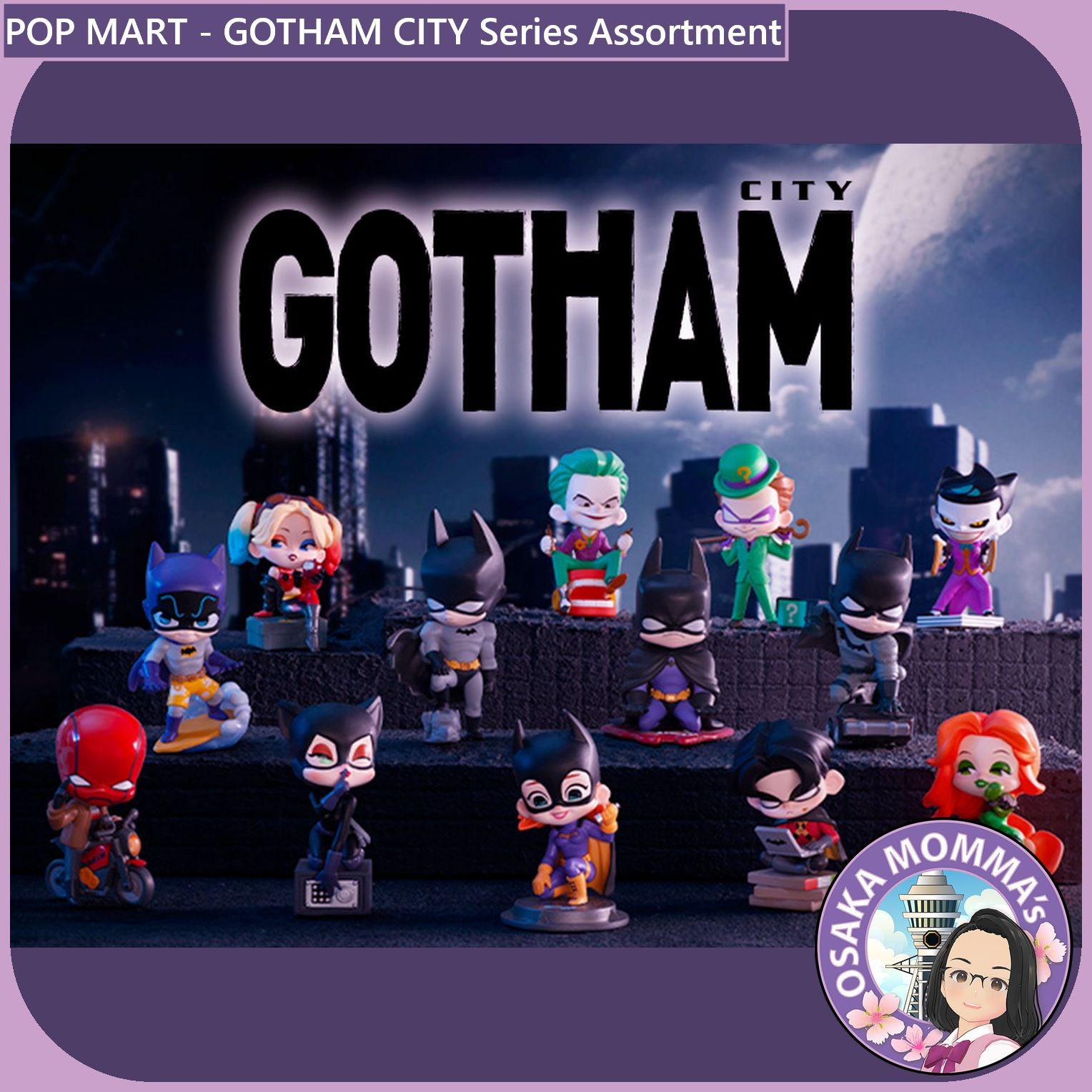 POP MART - DC GOTHAM CITY Series Assortment – Osaka Momma's Japanese Goods