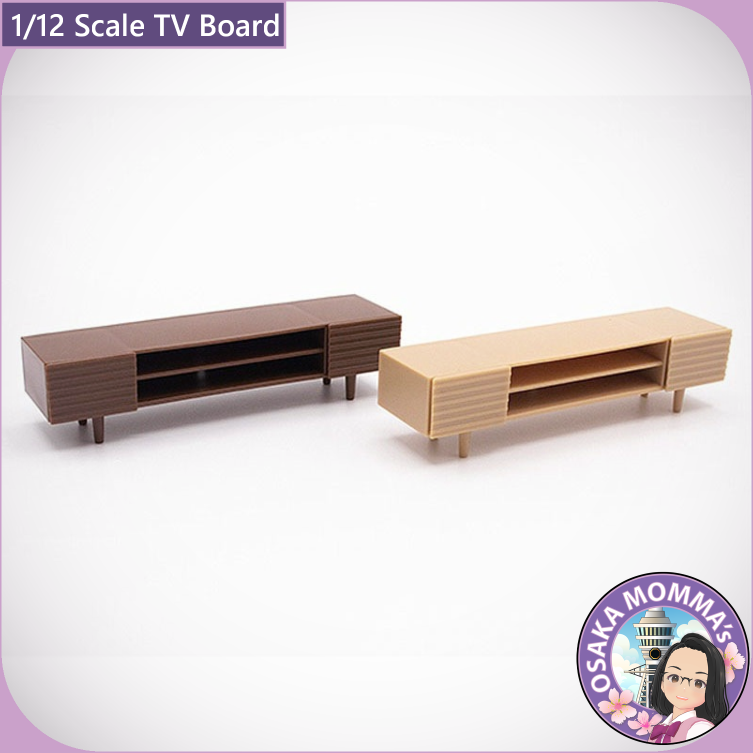 1/12 Scale TV Board – Osaka Momma's Japanese Goods